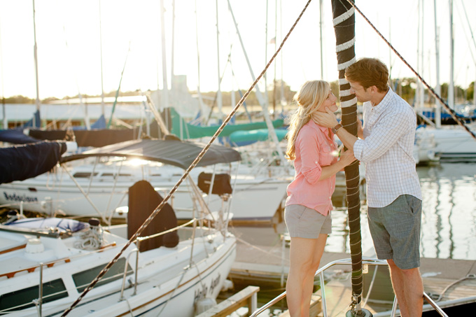 Photo Fridays | A Fun Boat Engagement | Glamour & Grace