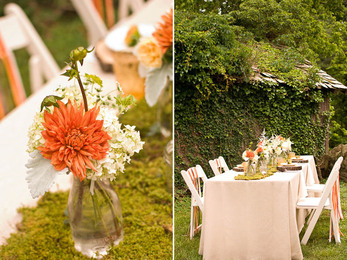 A Rustic Orange Styled Shoot | Glamour & Grace