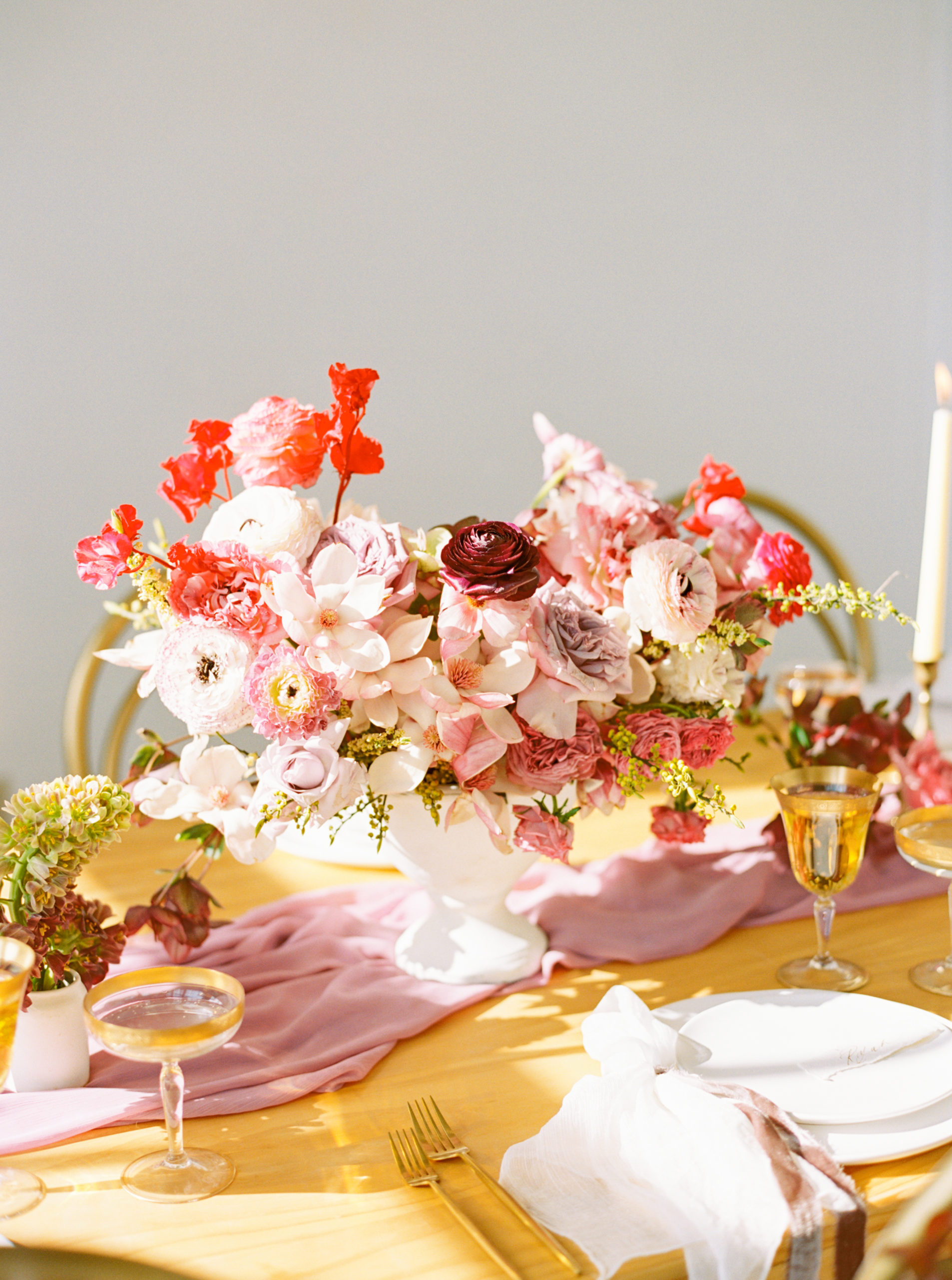 Whimsical Plum and Gold Wedding Ideas | Glamour & Grace