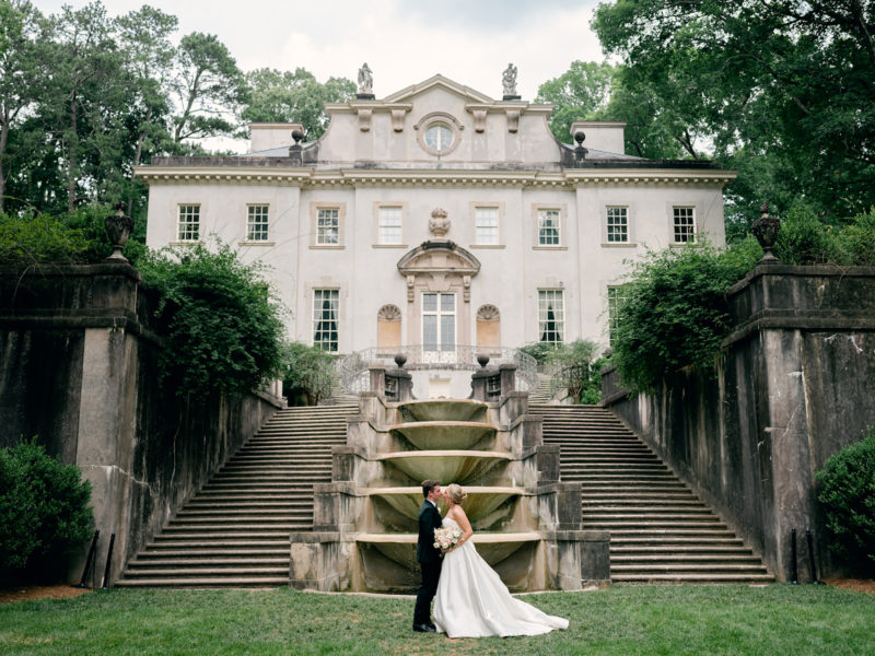 Elegant Blush Wedding at The Swan House | Glamour & Grace